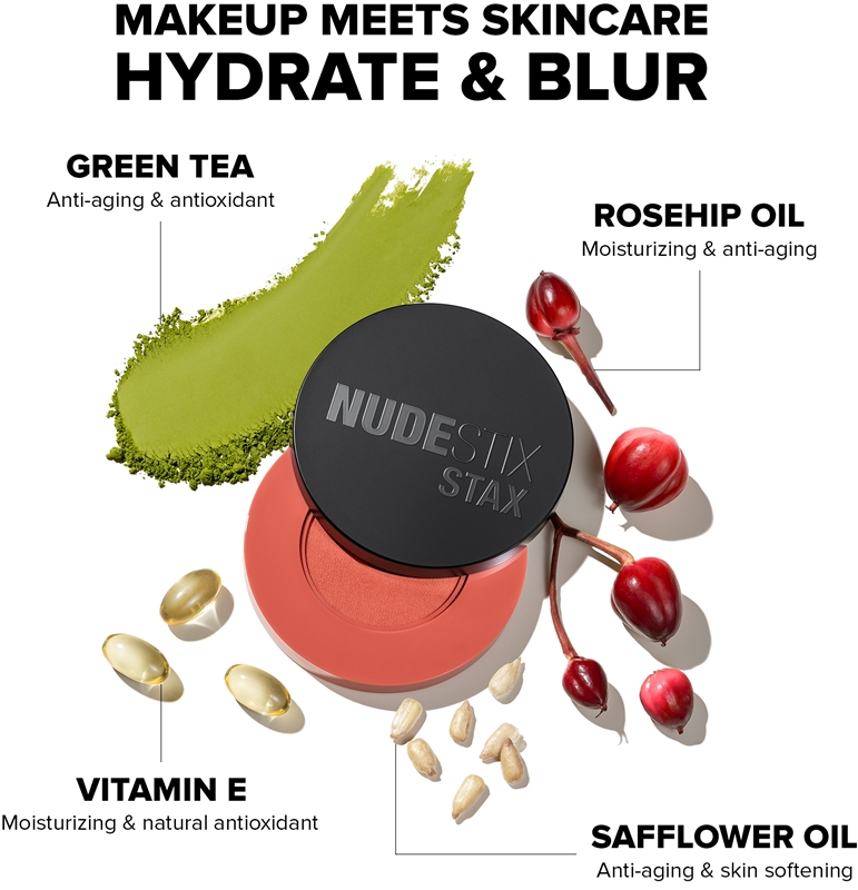 Nudestix Stax All Over Color Blush Balm multi-purpose makeup for eyes ...