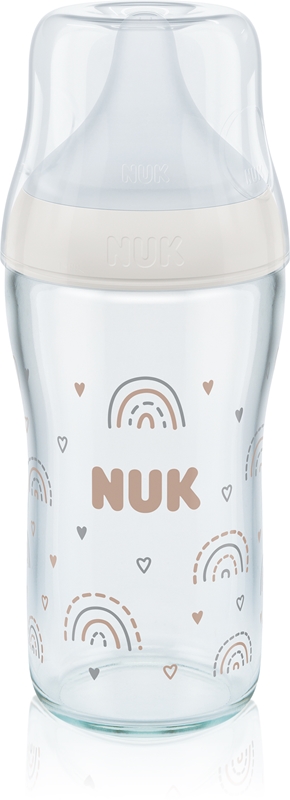 NUK Perfect Match biberon en verre avec contrôle de la température ...