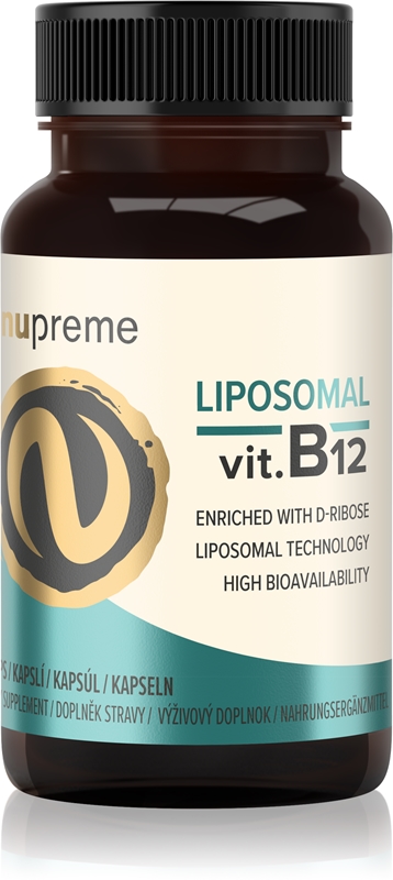 Nupreme Liposomal Vit. B12 kapsuly pre normálnu činnosť nervovej ...