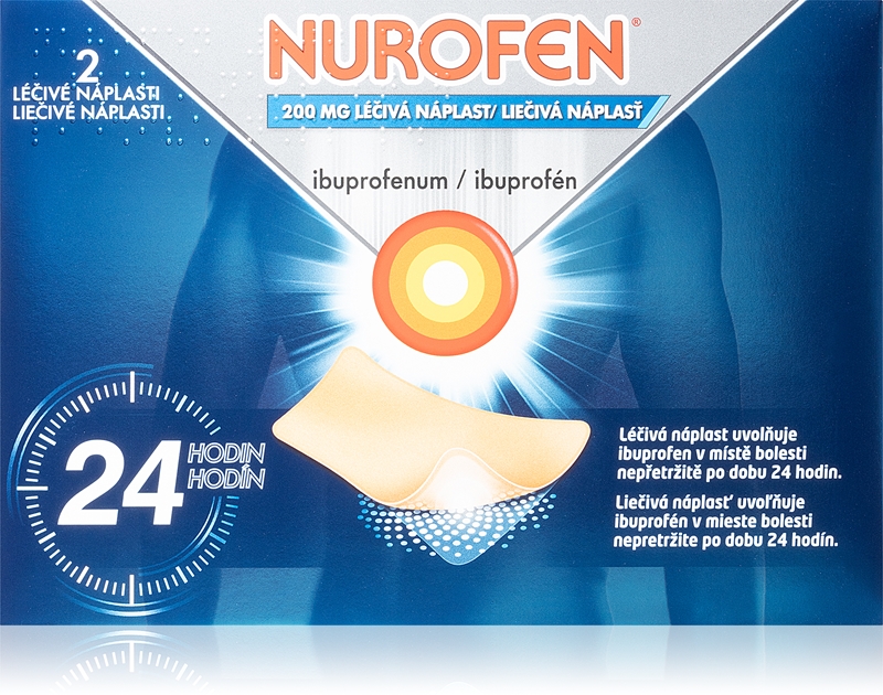 Nurofen Nurofen 200 mg liečivá náplasť na úľavu od bolesti svalov a kĺbov | notino.sk
