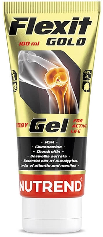 Nutrend Flexit Gold Gel gel corporel qui accélère la régénération après ...