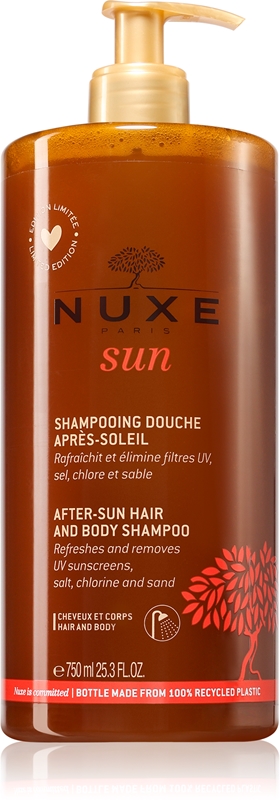 Nuxe Sun After-Sun Hair And Body Shampoo Shower Gel And Shampoo 2 In 1 ...