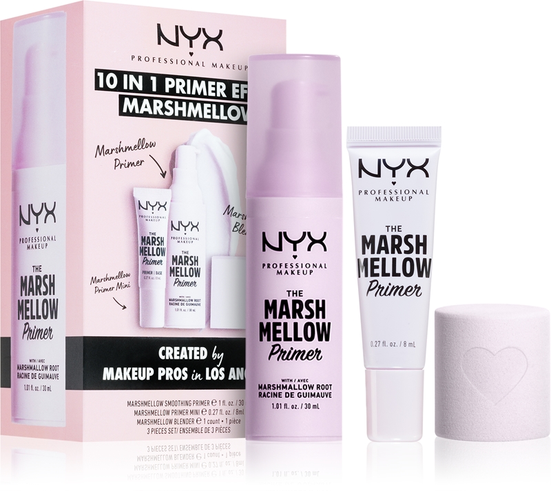 NYX Professional Makeup The Marshmellow Primer gift set (under makeup ...