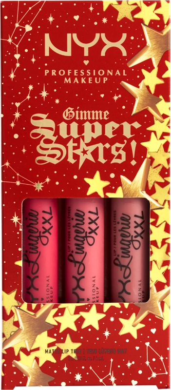 Nyx Professional Makeup Gimme Superstars Lip Lingerie Xxl Trio
