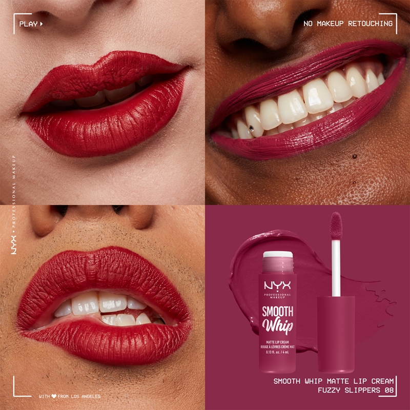 NYX Professional Makeup Smooth Whip Matte Lip Cream rouge à lèvres ...