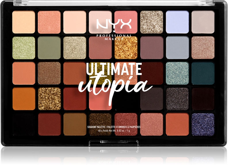 Прегледи на NYX Professional Makeup Ultimate Utopia палитра сенки за ...