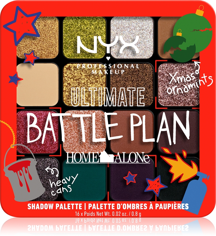 NYX Professional Makeup Home Alone Ultimate Battle Plan Lauvärvipalett ...