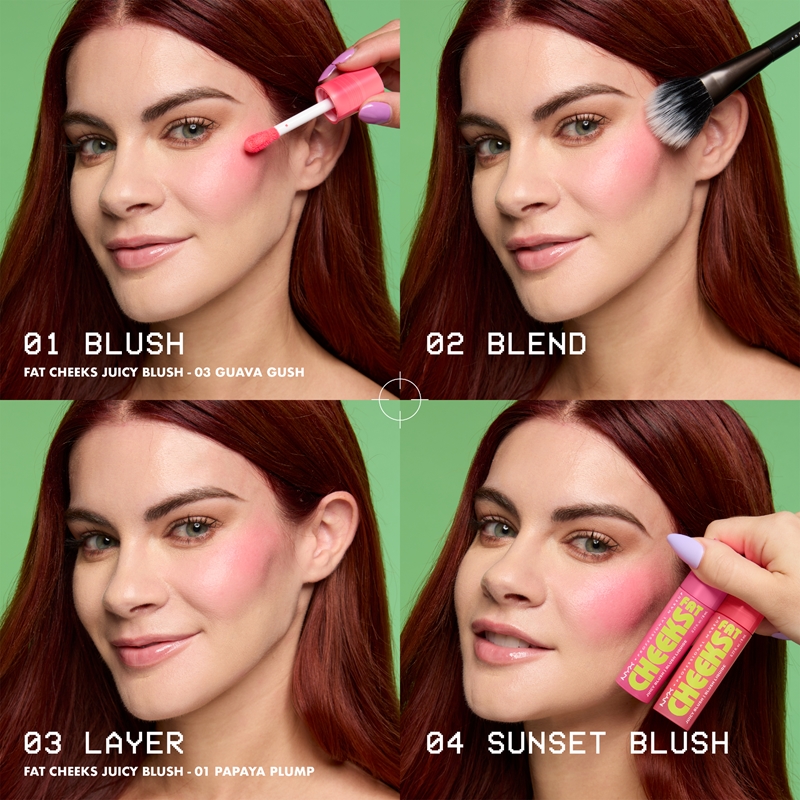 NYX Professional Makeup Fat Cheeks Juicy Blush blush líquido | notino.pt