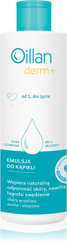 Oillan Derm+ Bath Emulsion Bath Emulsion for children from birth ...