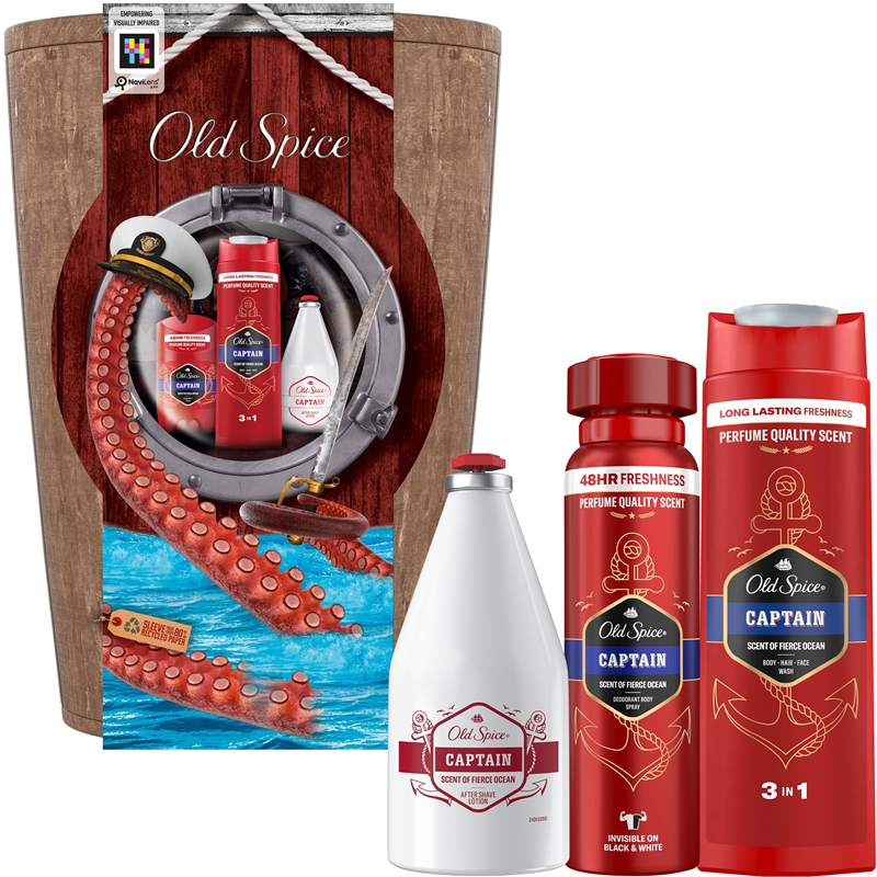 Old Spice Captain Barel gift set for men | notino.co.uk