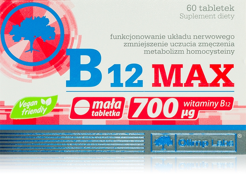 Olimp B12 MAX tabletki na wsparcie prawidłowego tworzenia czerwonych ...