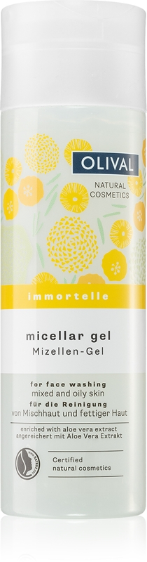 Olival Immortelle Micellar Gel Cleansing Gel for combination to oily ...