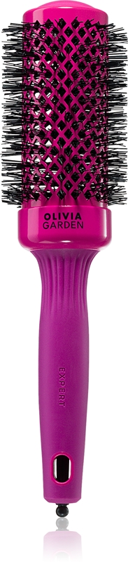 Olivia Garden Expert Shine Hot Pink escova redonda de brushing para ...