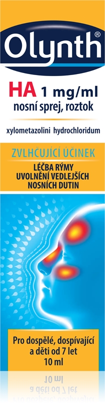 Olynth Olynth HA 1mg/ml nosní sprej, roztok pro zklidnění nosní ...