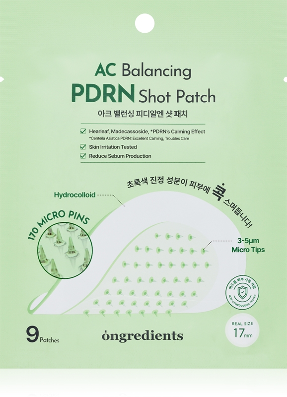 Ongredients AC Balancing PDRN Shot Patch parches para pieles ...