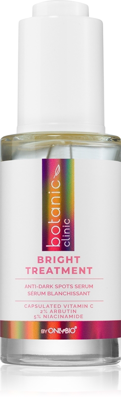 OnlyBio Botanic Clinic Bright Treatment facial serum to treat dark ...