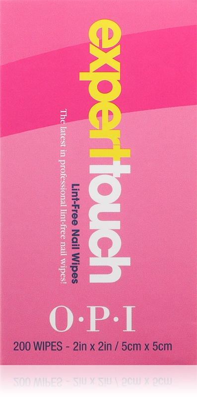 OPI Expert Touch čistiace utierky na nechty a nechtovú kožičku | notino.sk