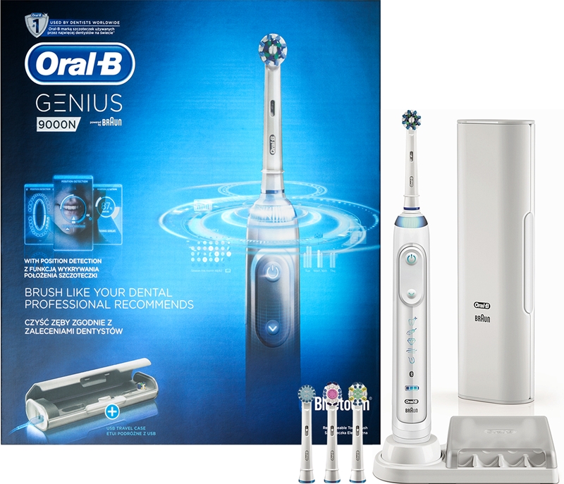 Oral B Genius 9000 White D701.545.6XC Electric Toothbrush | notino.co.uk