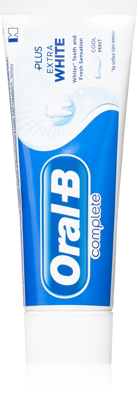Oral B Complete Plus Extra White whitening toothpaste for complete ...