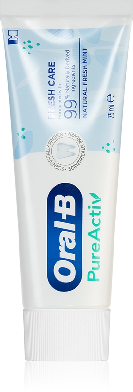 Oral B Pure Activ Freshness Care Whitening Toothpaste for Fresh Breath ...