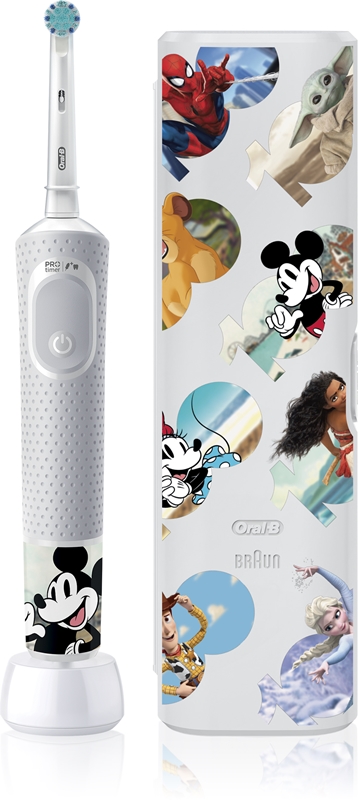 Oral B PRO Kids 3+ Disney електрическа четка за зъби с калъфка | notino.bg