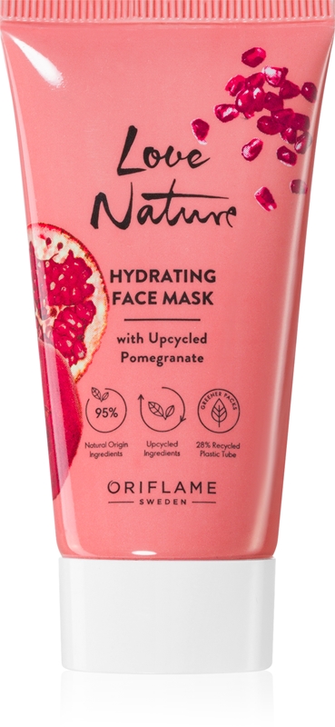 Oriflame Love Nature Upcycled Pomegranate hydrating face mask | notino ...