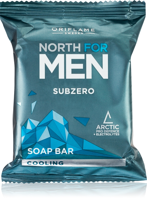 Oriflame North for Men Subzero savon nettoyant solide | notino.fr