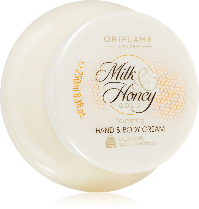 Oriflame Milk & Honey Gold nourishing cream for hands and body | notino.co.uk