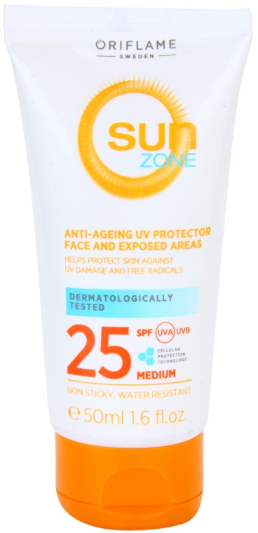 Oriflame Sun Zone creme solar facial SPF 25 | notino.pt