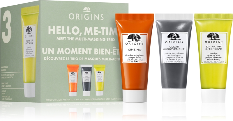 Origins Hello, Me-time Multi Masking Trio Gavesæt til ansigt | notino.dk