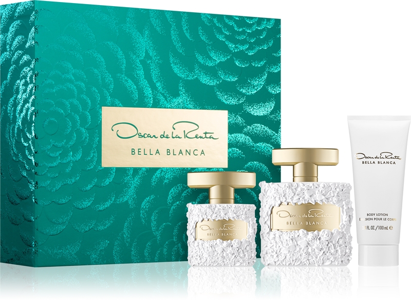 Oscar De La Renta Bella Blanca Eau de Parfum 3.4oz + Body Lotion 3.4oz ...