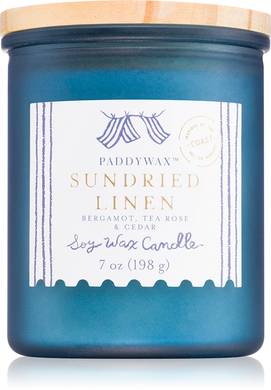Paddywax Coastal Sundried Linen ароматна свещ | Аромати за дома ...