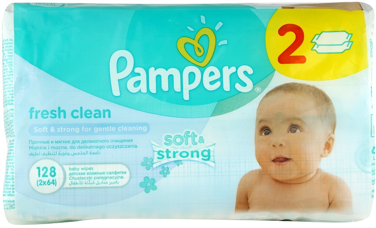 Pampers Fresh Clean Wet Wipes | notino.co.uk