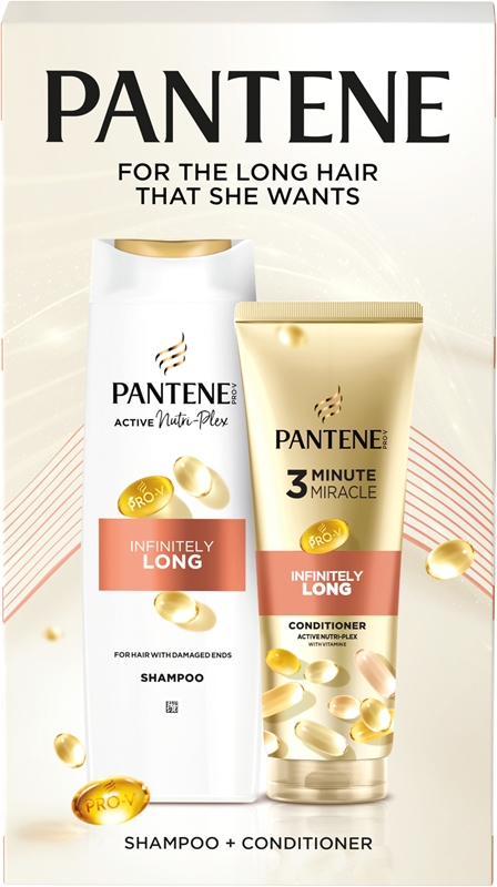Pantene For Infinitely Long Hair Set Gift Set for long hair | notino.ie