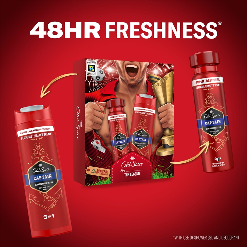 Old Spice Captain For The Legend dovanų rinkinys vyrams | notino.lt