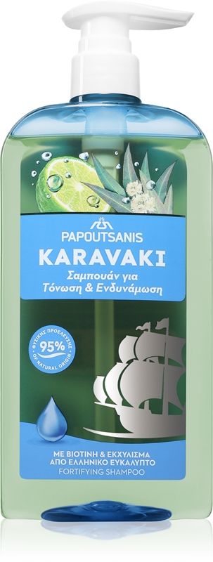 PAPOUTSANIS Karavaki Tonic & Strength shampoo per capelli | notino.it