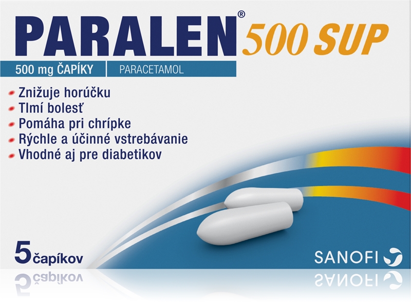 Paralen 500 mg SUP čapíky | notino.sk