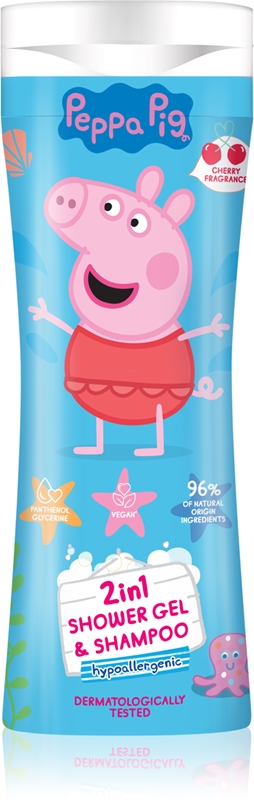 Peppa Pig Shower gel & Shampoo suihkugeeli ja shampoo 2in1 lapsille ...