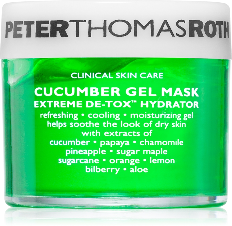 Peter Thomas Roth Cucumber De-Tox Gel Mask hydrating gel mask for the ...