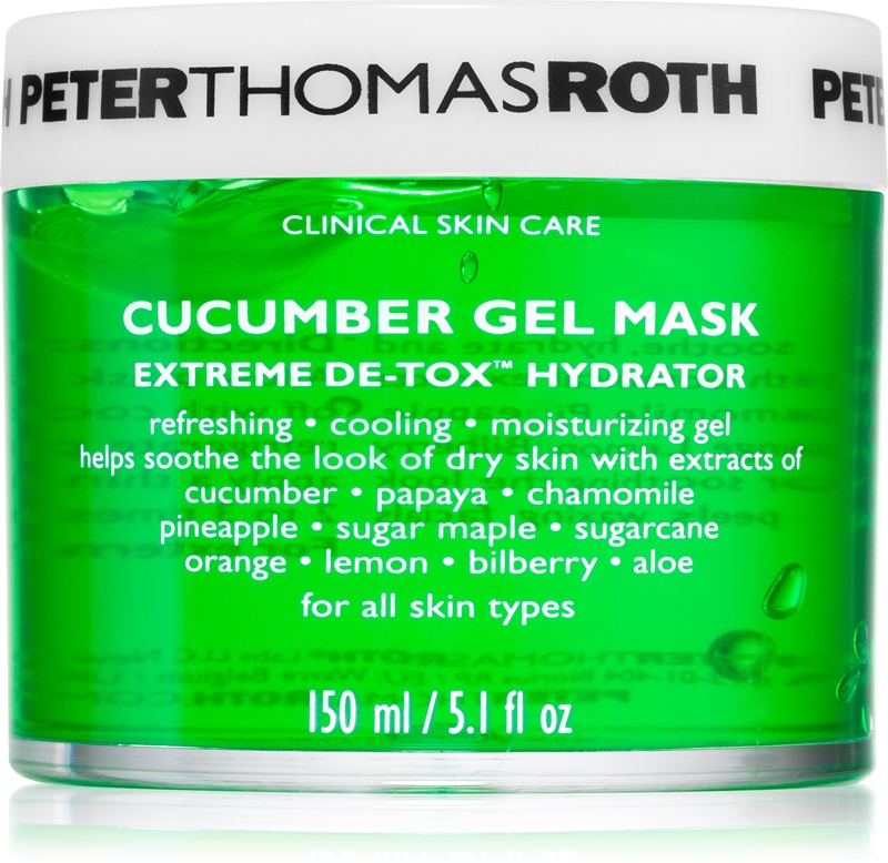 Peter Thomas Roth Cucumber De-Tox Gel Mask hydratační gelová maska na ...