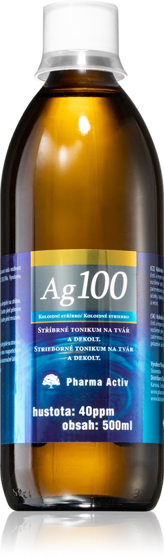 Pharma Activ Colloidal silver 40ppm Cleansing Tonic with colloidal ...