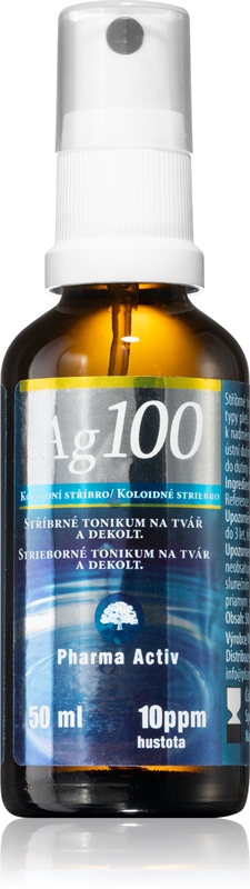 Pharma Activ Colloidal silver 10ppm spray para regeneração de pele ...