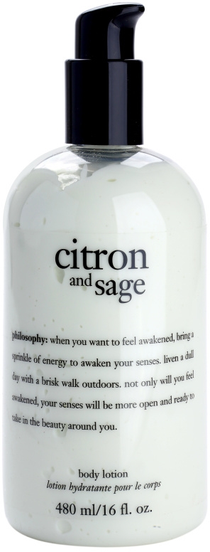 Philosophy Citron & Sage leite corporal para mulheres 480 ml | notino.pt