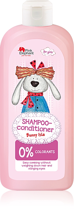 Pink Elephant Bunny Isla Shampoo And Conditioner 2 In 1 for children ...