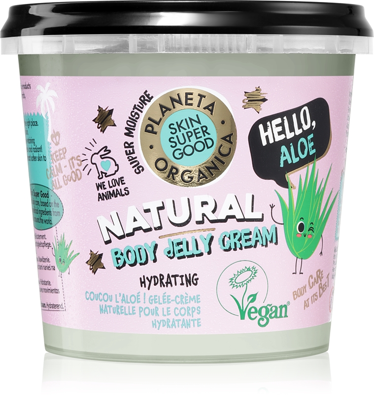 Planeta Organica Hello Aloe Moisturizing Gel Cream for the body | notino.ie