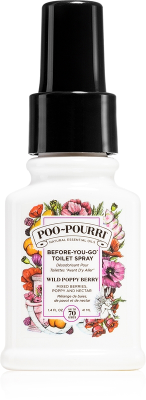Poo-Pourri Before You Go Toilet Freshener Spray Wild Poppy Berry ...
