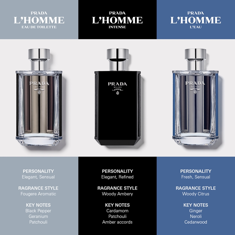 Prada L'Homme Intense Eau de Parfum für Herren | Notino
