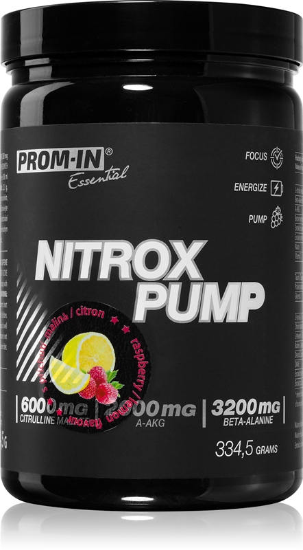 Prom-IN Nitrox Pump podpora tvorby svalové hmoty s kofeinem | notino.cz