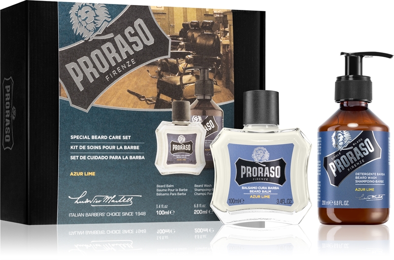 Proraso Set Beard Classic Gift Set for men Azur Lime | notino.ie