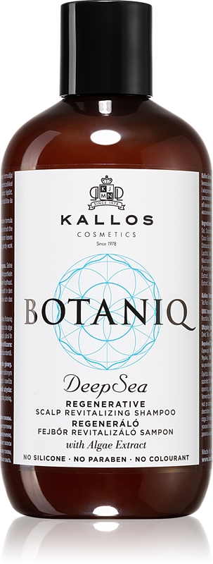 Kallos Botaniq Deep Sea Regenierendes Shampoo mit Auszügen aus Meeresalgen